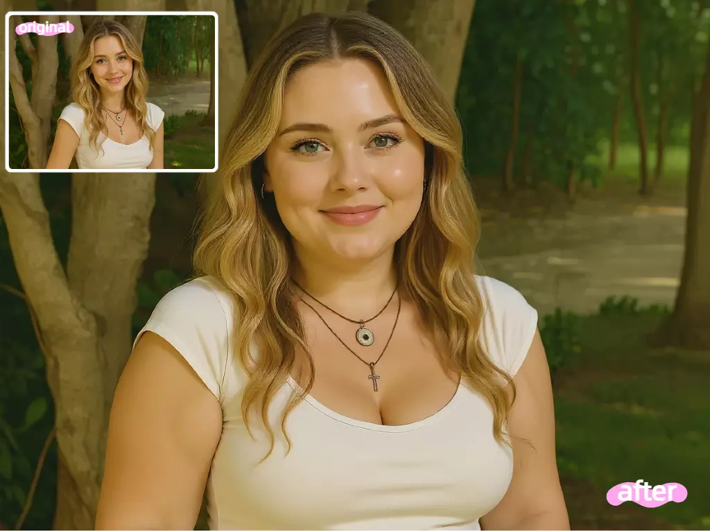 Free AI Fat Filter by RightHair – Realistic Face & Body